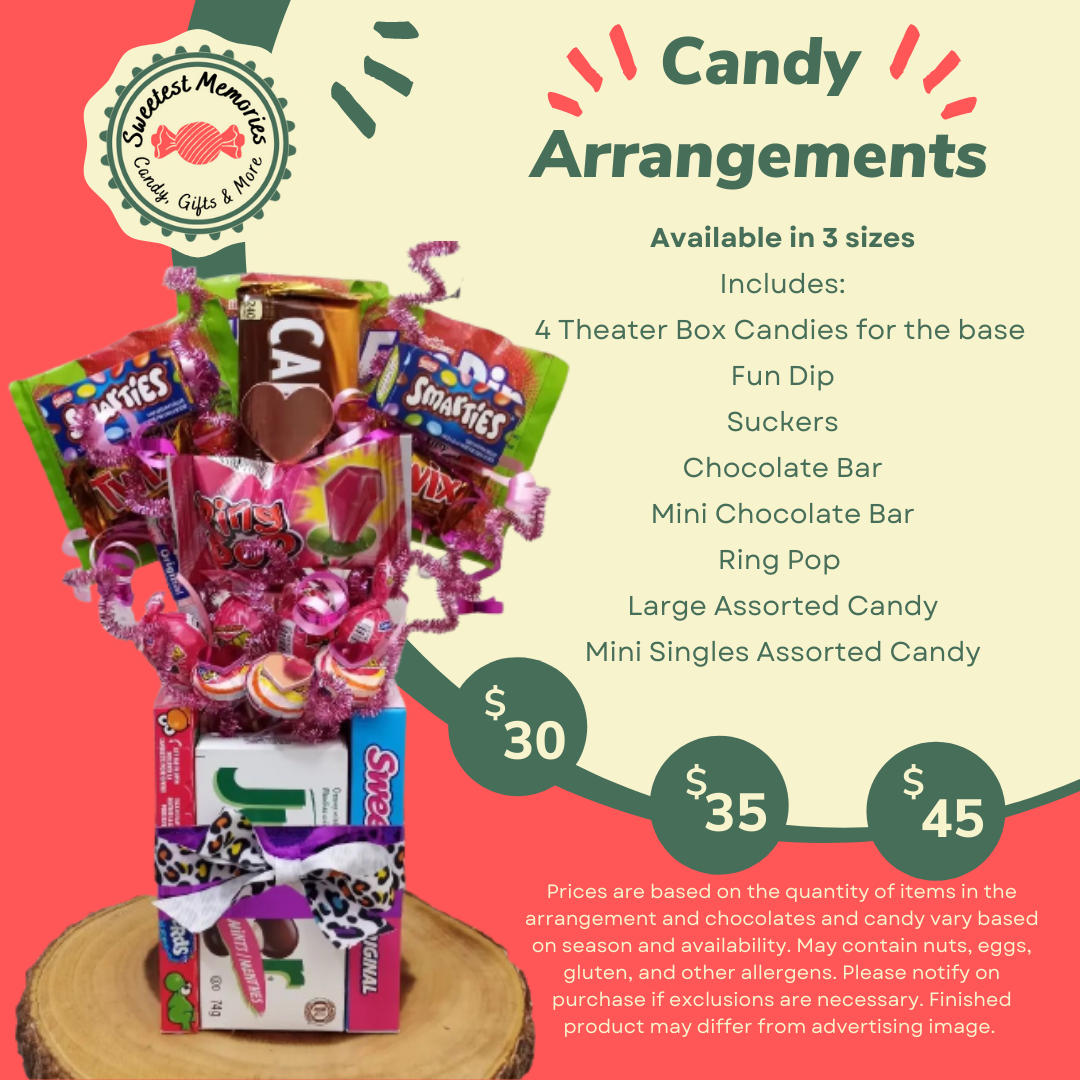 Theater Box Candy Arrangements | Sweetest Memories